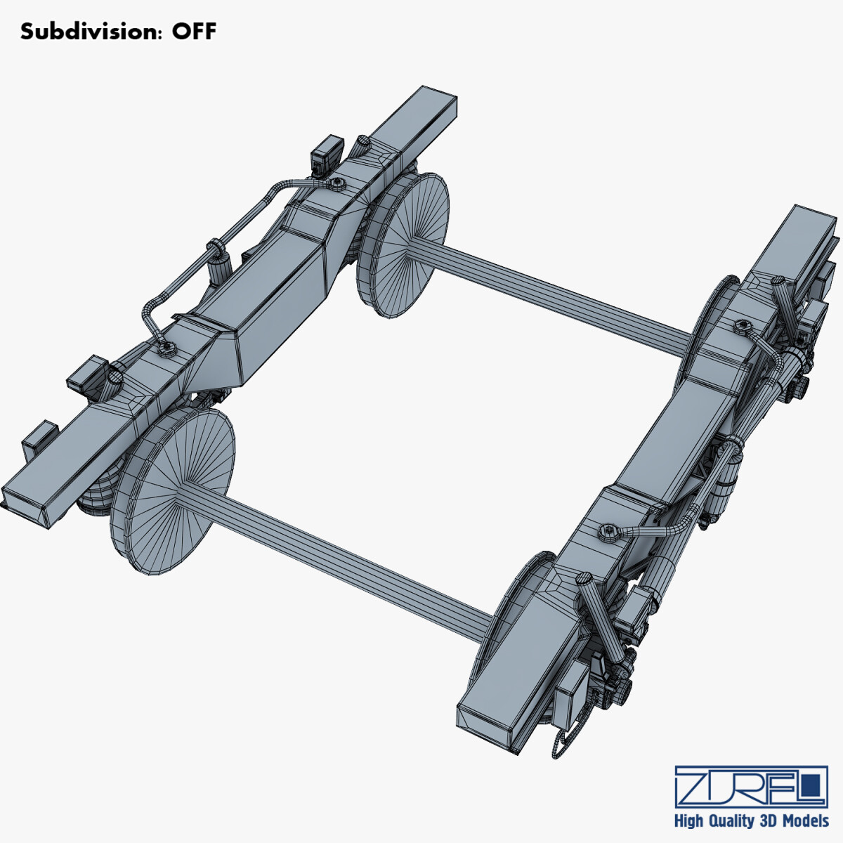 ArtStation - High Speed Train Chassis v 1 | Resources