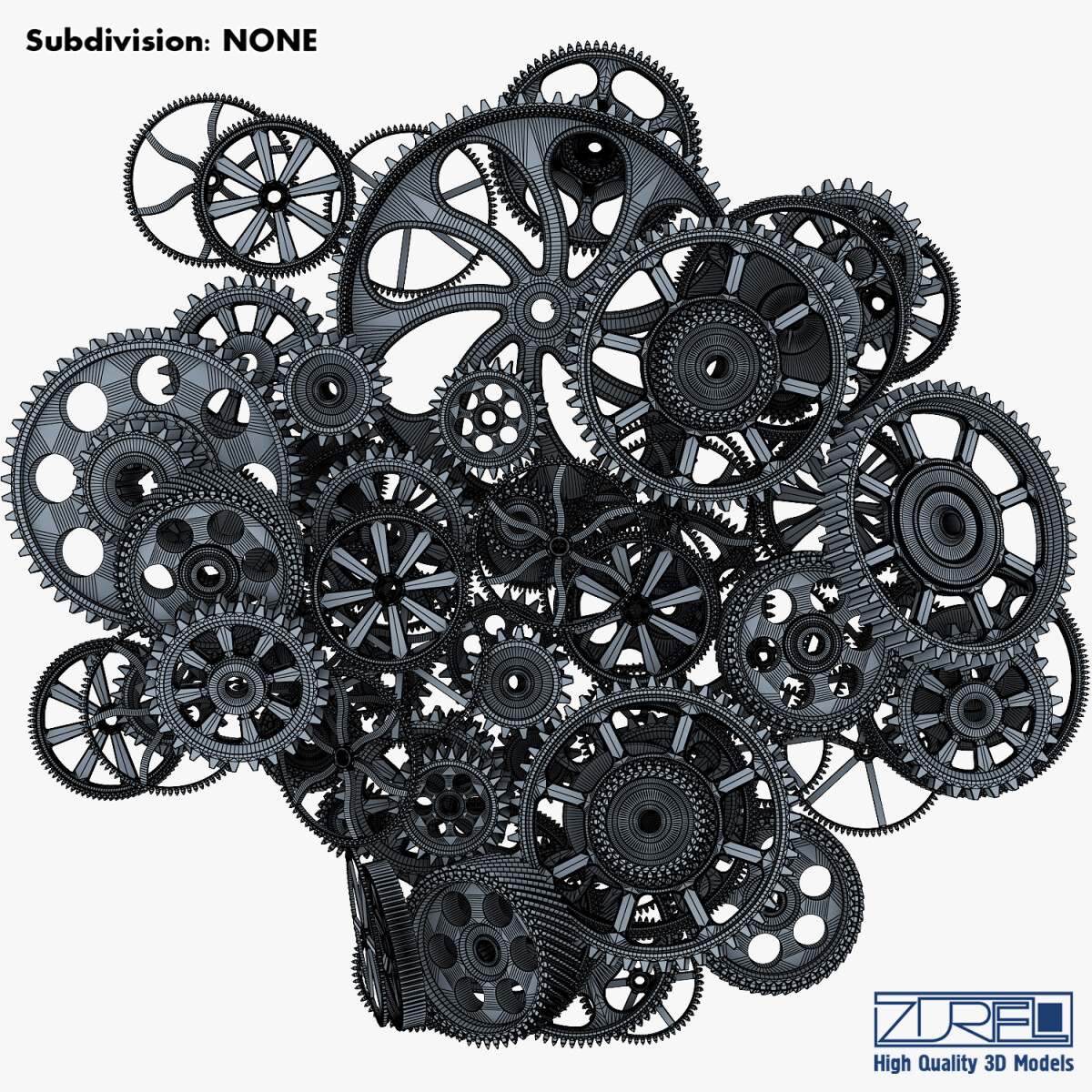 ArtStation - Pile of Scattered Gears v 1 | Resources