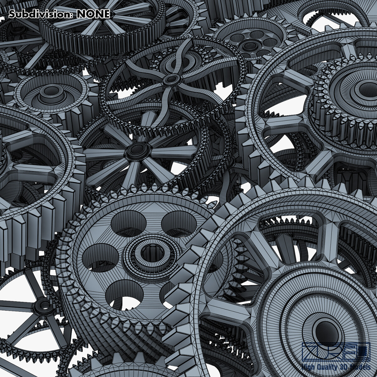 ArtStation - Pile of Scattered Gears v 1 | Resources