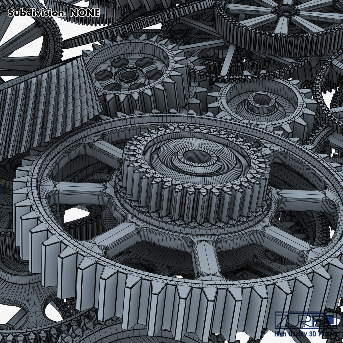 ArtStation - Pile of Scattered Gears v 1 | Resources