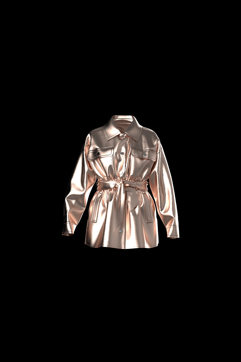 ArtStation - 3D SHINY JACKET / WOMEN | Resources