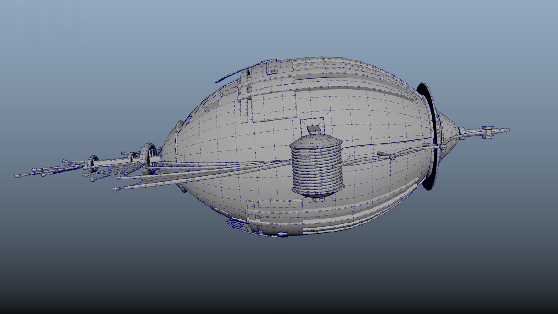 ArtStation - Airship PBR low-poly game ready 3D model | Resources