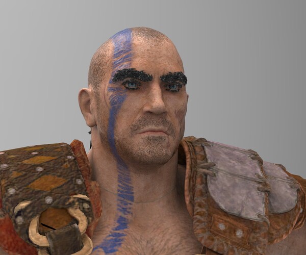 ArtStation - the Primitive Warrior | Game Assets