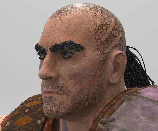 ArtStation - the Primitive Warrior | Game Assets