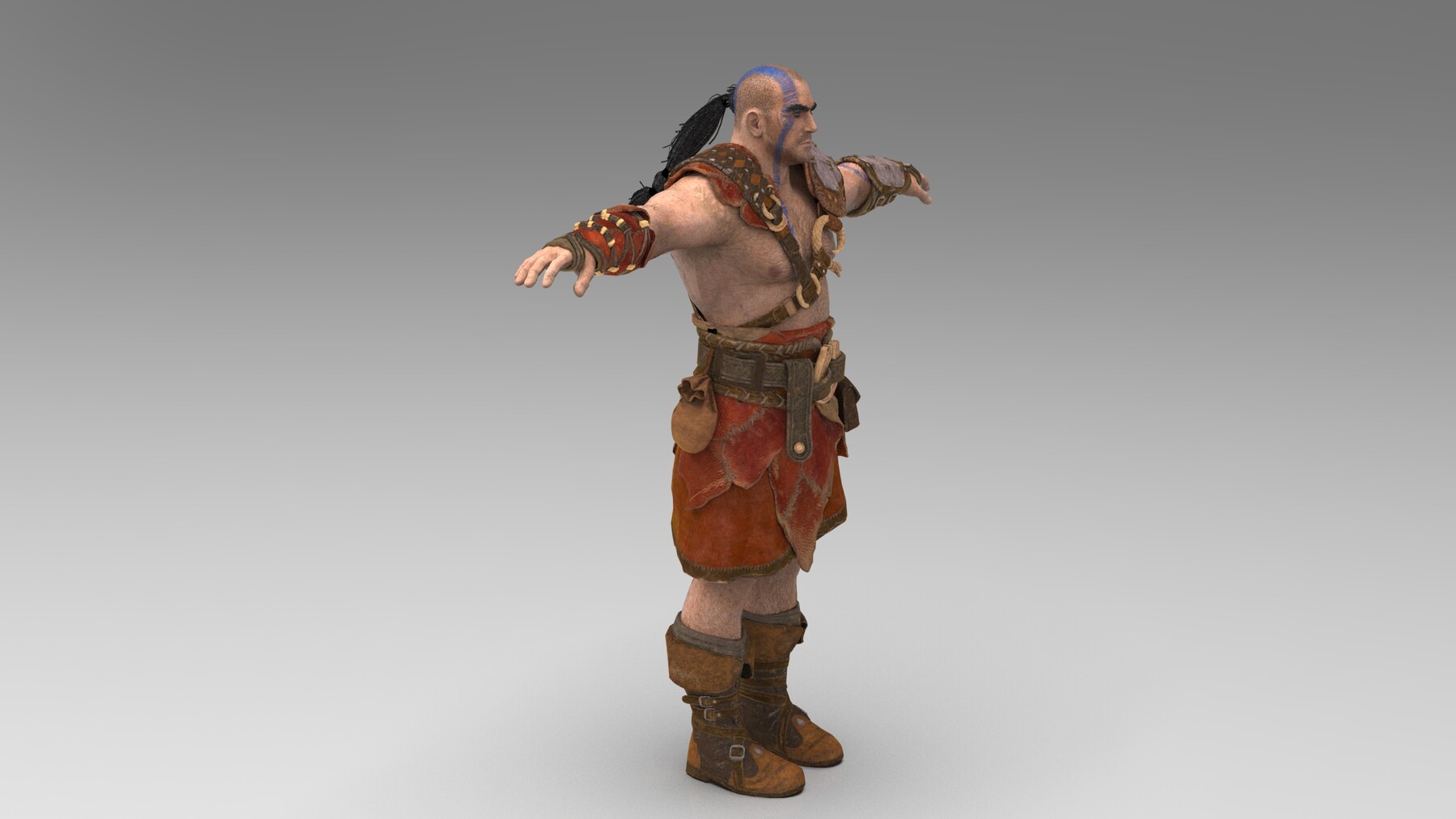 ArtStation - the Primitive Warrior | Game Assets