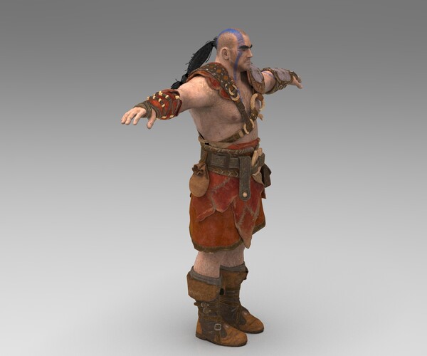 ArtStation - the Primitive Warrior | Game Assets