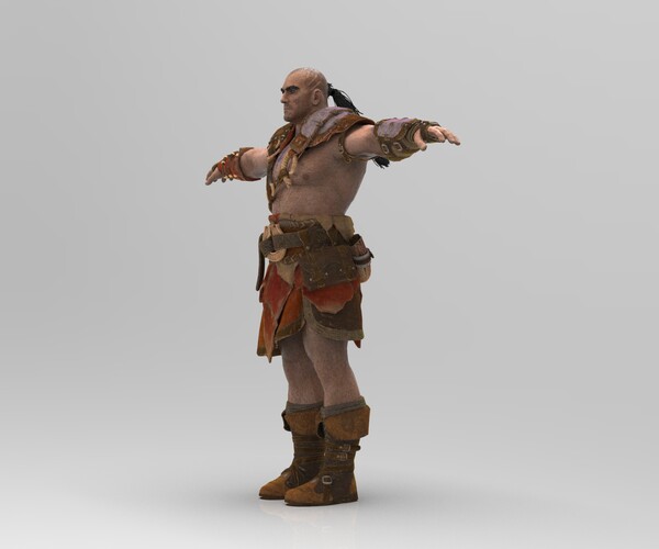 ArtStation - the Primitive Warrior | Game Assets