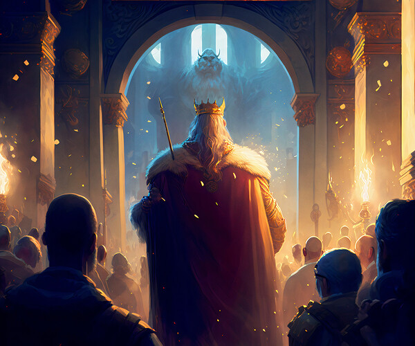 ArtStation - Regal Majesty: A Portrait of a King for His People 5 ...