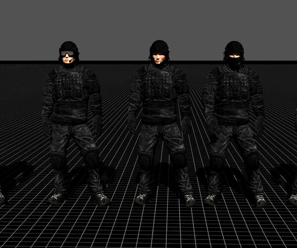 ArtStation - Tactical 3D Soldier Pack | Game Assets