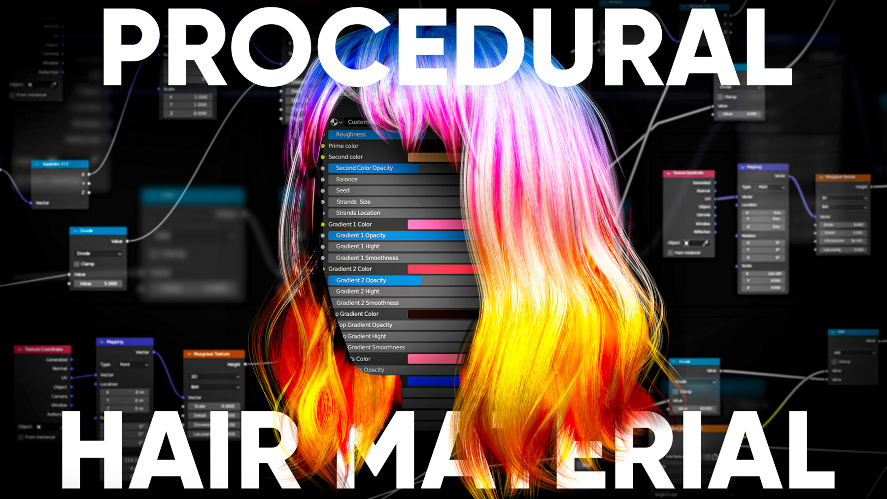 ArtStation - Custom Hair Procedural Material | Resources