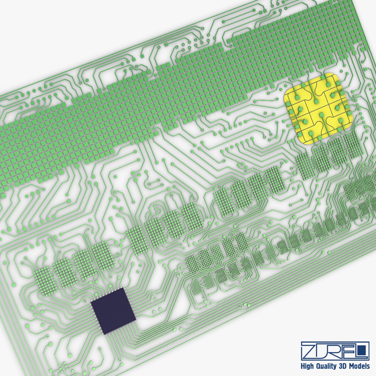 ArtStation - Electronic Circuit Bank Card v 1 | Resources