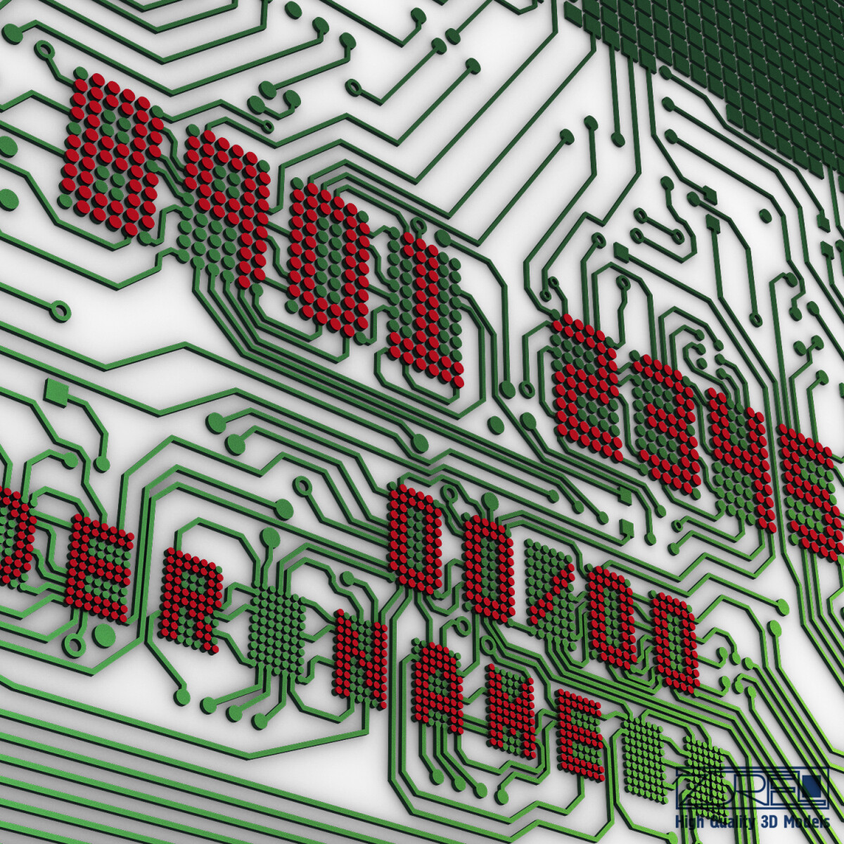 ArtStation - Electronic Circuit Bank Card v 1 | Resources