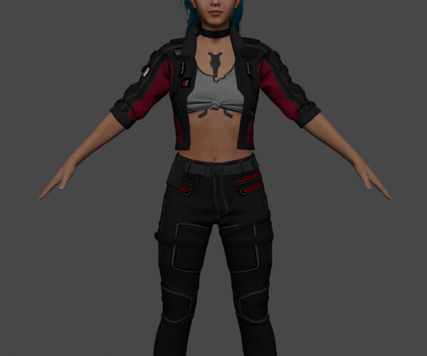 ArtStation - Cyberpunk 2077 Rogue 3D Model (Rogue Amendiares from ...