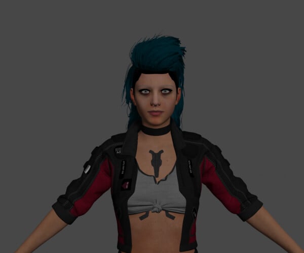 ArtStation - Cyberpunk 2077 Rogue 3D Model (Rogue Amendiares from ...
