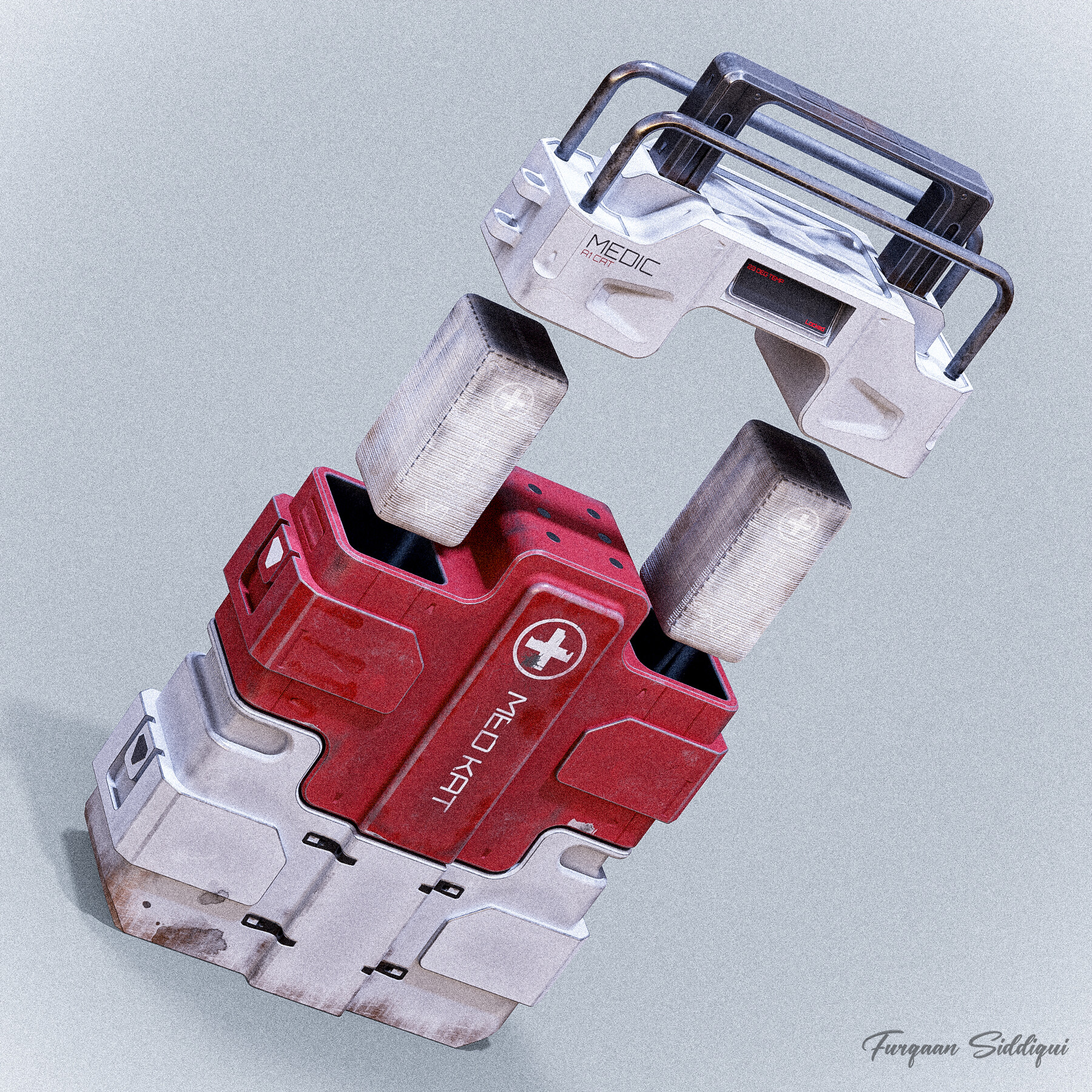 ArtStation - Sci-fi Med Kit | Game Assets