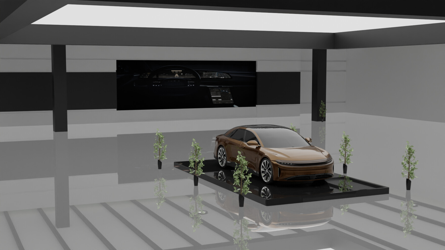 ArtStation - 2022 Lucid Air Car Model (No Interior Parts) | Game Assets