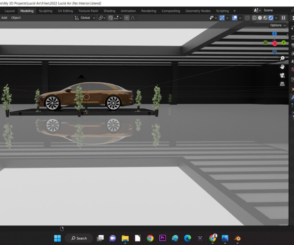 ArtStation - 2022 Lucid Air Car Model (No Interior Parts) | Game Assets