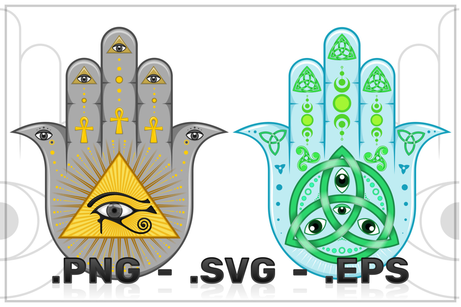 ArtStation - Hamsa Protection Symbol Vector Design | Artworks