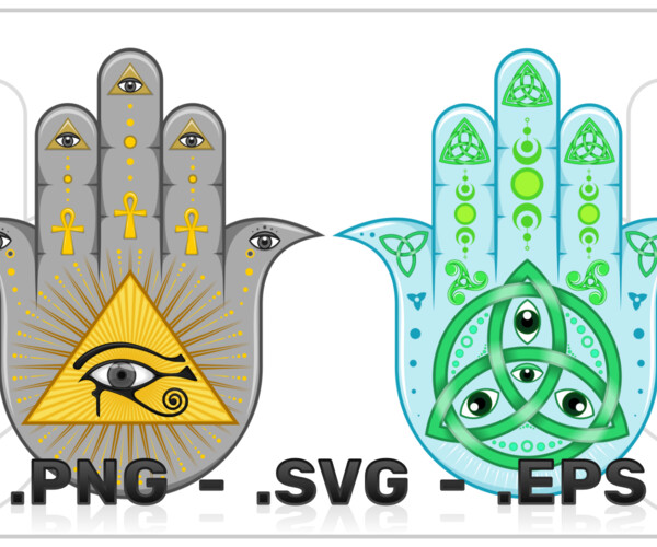 ArtStation - Hamsa Protection Symbol Vector Design | Artworks