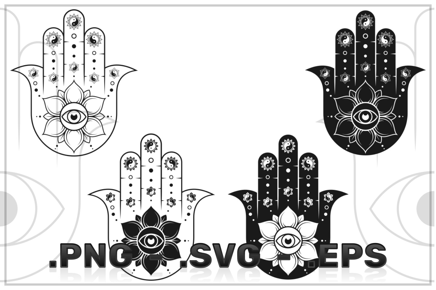 ArtStation - Hamsa Protection Symbol Vector Design | Artworks