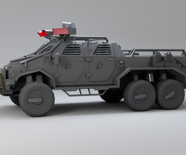 ArtStation - vehicle samson truck | Resources