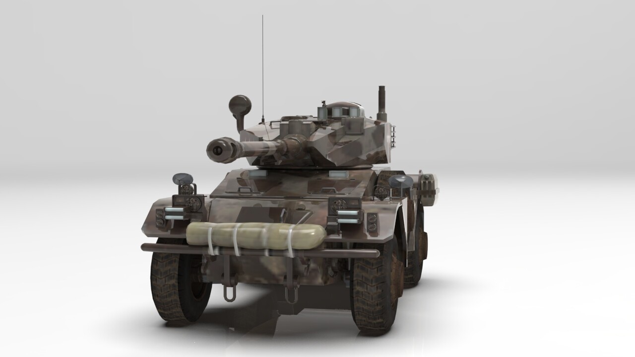 ArtStation - Panhard AML 90 | Game Assets