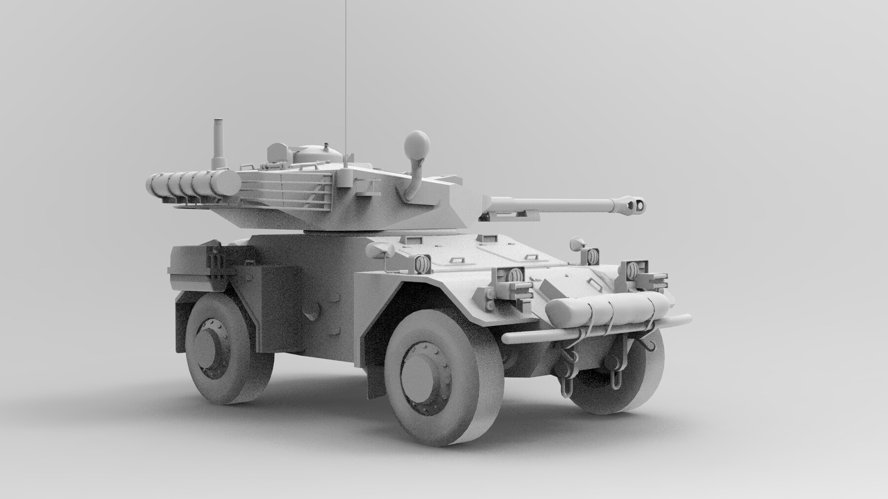 ArtStation - Panhard AML 90 | Game Assets