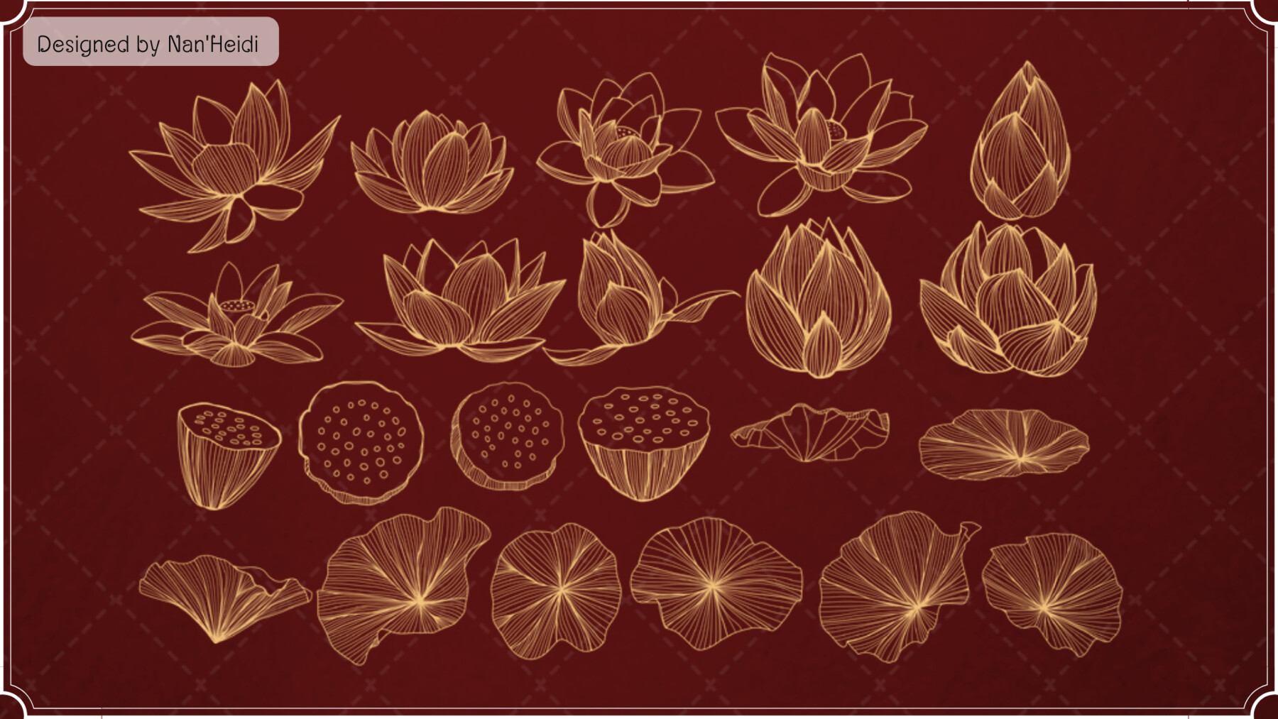 ArtStation - Chinese and Lotus NHD03 | Artworks