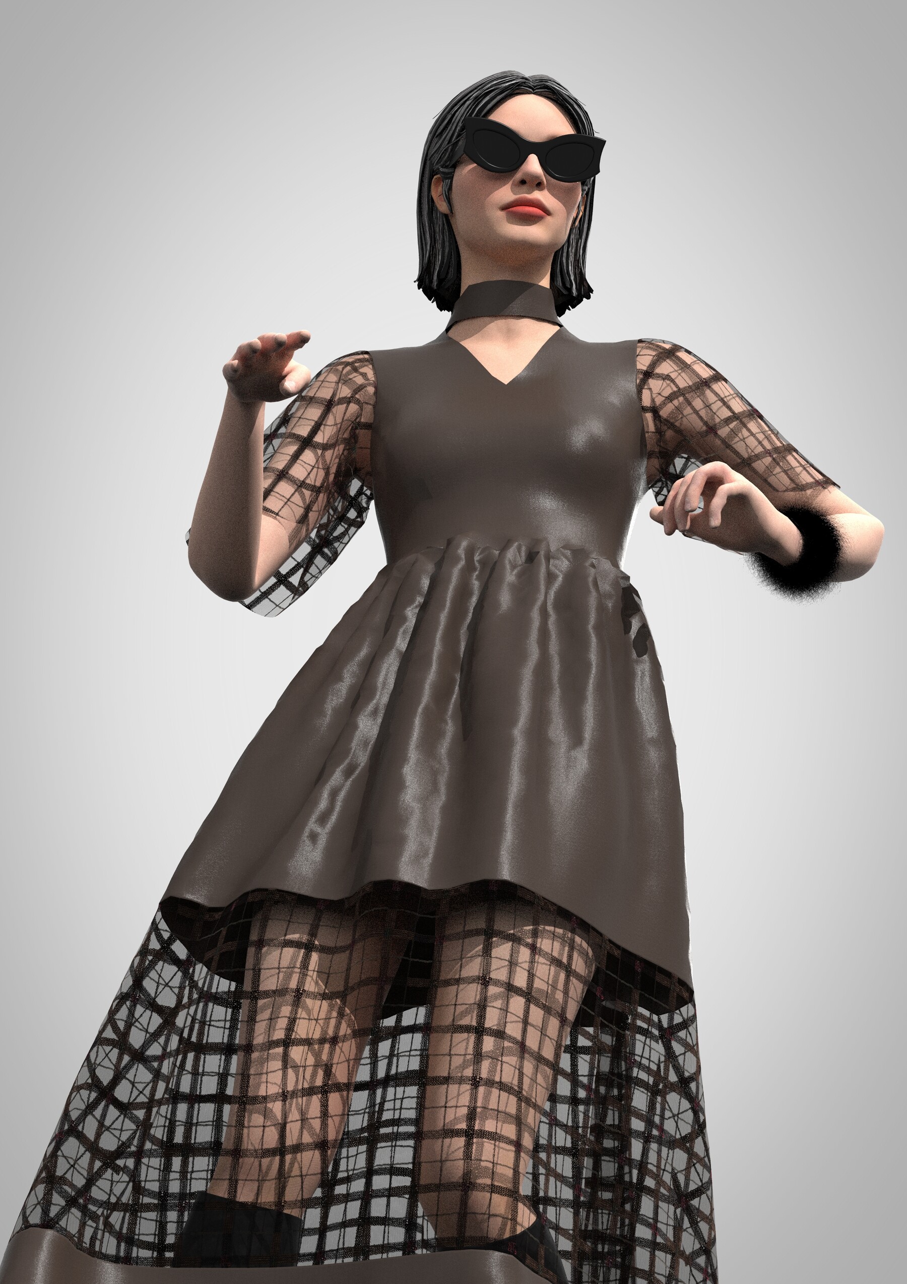 ArtStation - Dress Outfit CLO 3D Project + OBJ | Resources