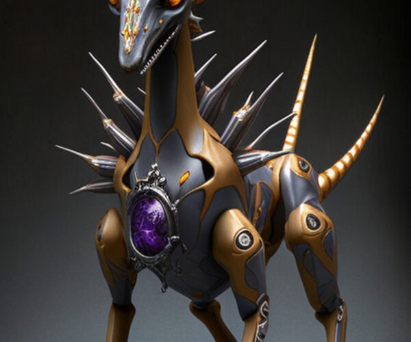 ArtStation - Animals Armored Digimon style 1710 png Midjourney art pack ...