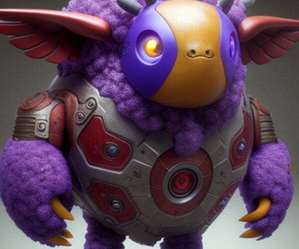 ArtStation - Animals Armored Digimon style 1710 png Midjourney art pack ...