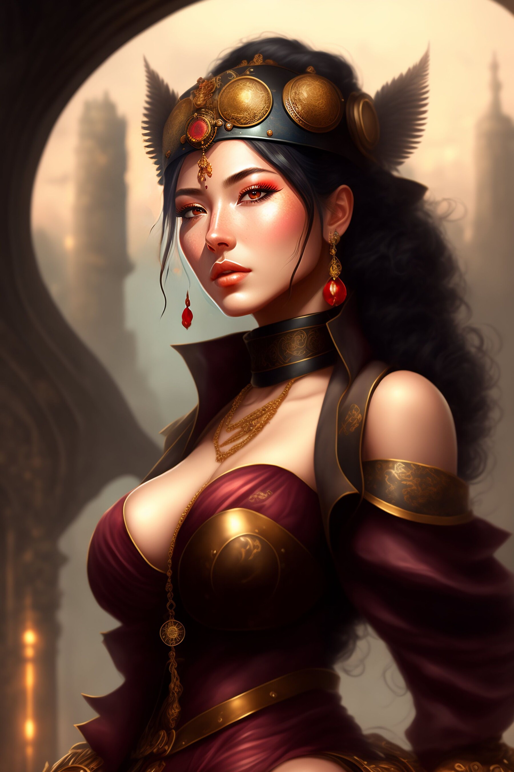 ArtStation - Steampunk Goddess: AI-Generated Long Shot Image with High Detail and Variations ...