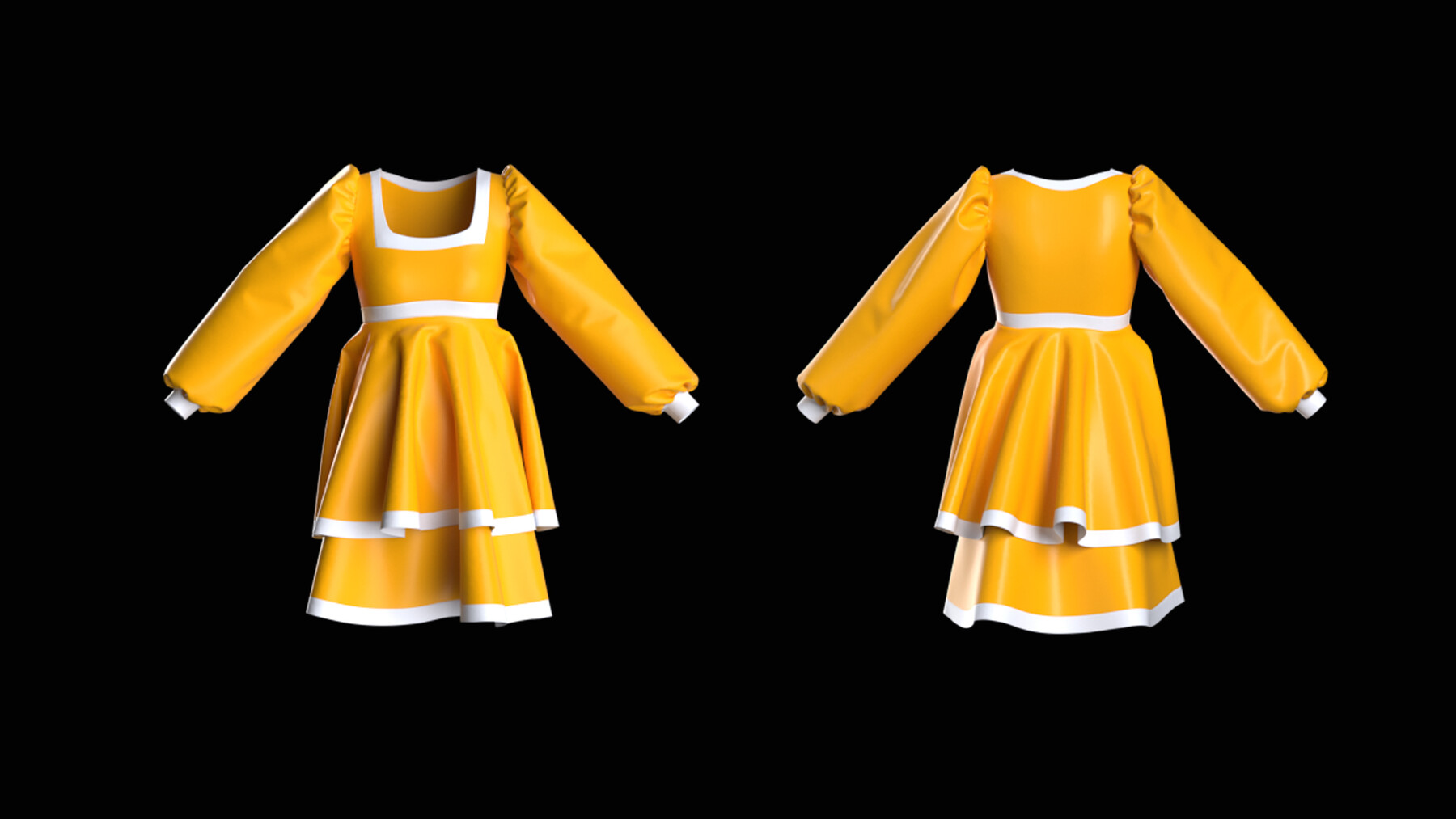ArtStation - 10 Basic Women's dress | Game Assets