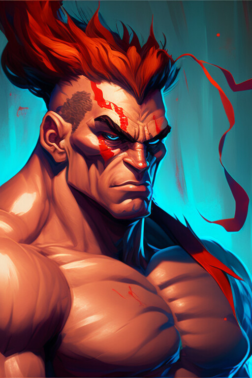 ArtStation - Combat Game Portrait style Street Fitgher 210 png ...