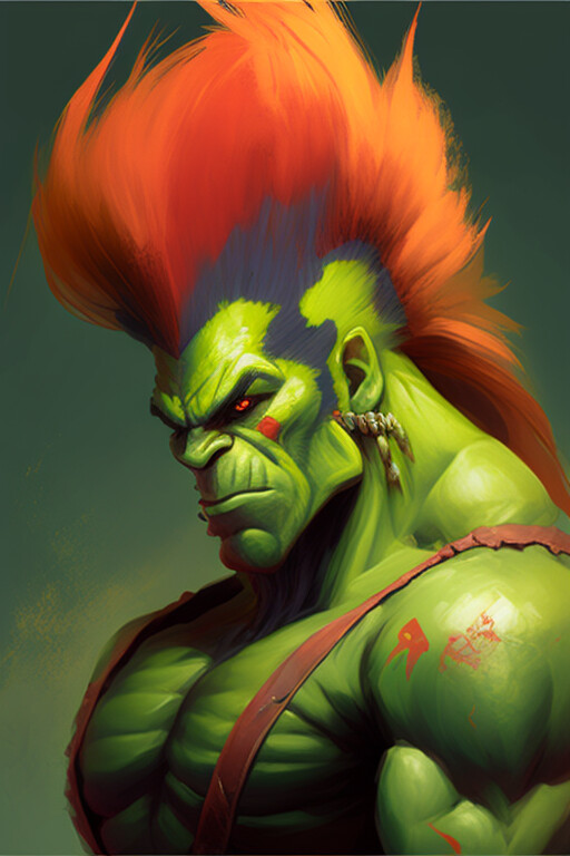 ArtStation - Combat Game Portrait style Street Fitgher 210 png ...