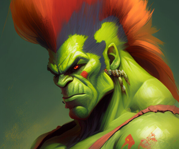 ArtStation - Combat Game Portrait style Street Fitgher 210 png ...