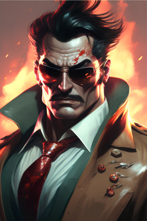 ArtStation - Combat Game Portrait style Tekken 290 png Midjourney art ...