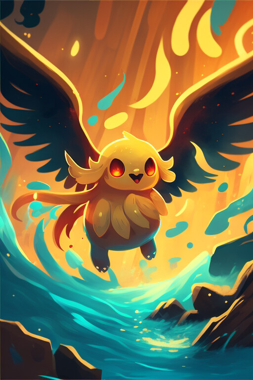 ArtStation - Cute beast pokemon 1960 png Midjourney art pack | Artworks