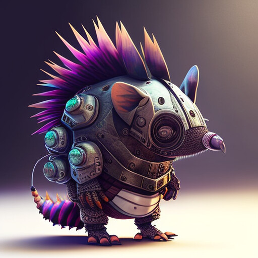 ArtStation - Cyberpunk animals 420 png Midjourney art pack | Artworks