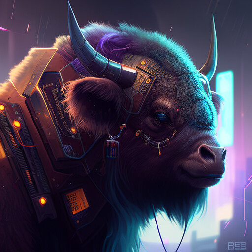 ArtStation - Cyberpunk animals 420 png Midjourney art pack | Artworks