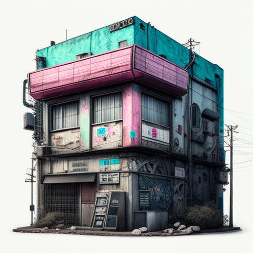ArtStation - Front Shop Facade Texture 500 png Midjourney art pack ...