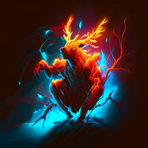 ArtStation - Glowing creature 220 png Midjourney art pack | Artworks