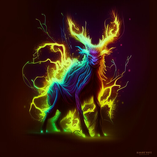 ArtStation - Glowing creature 220 png Midjourney art pack | Artworks