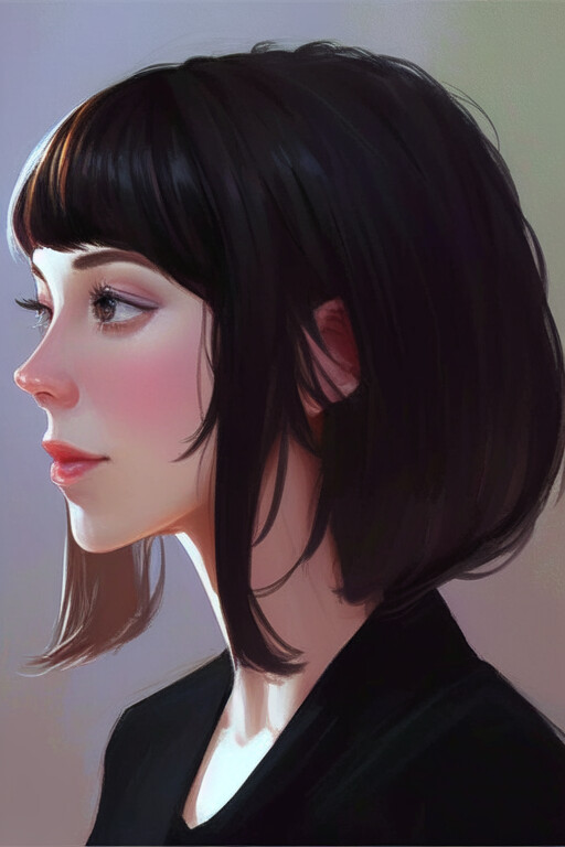 ArtStation - Anime portrait painting 1000 png Midjourney art pack ...