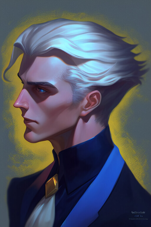 ArtStation - Anime portrait painting 1000 png Midjourney art pack ...