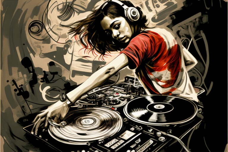 ArtStation - music hip hop illustration 1080 png Midjourney art pack ...