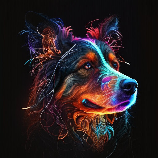 ArtStation - Neon Logo Animals 620 png Midjourney art pack | Artworks