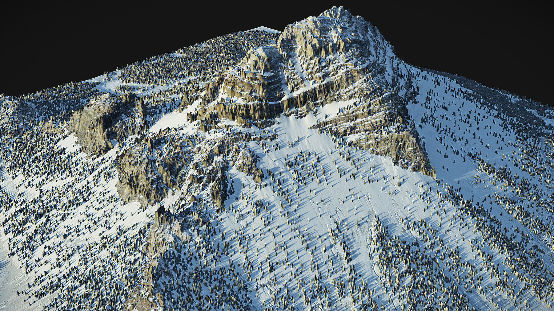 ArtStation - Winter Mountains | Game Assets