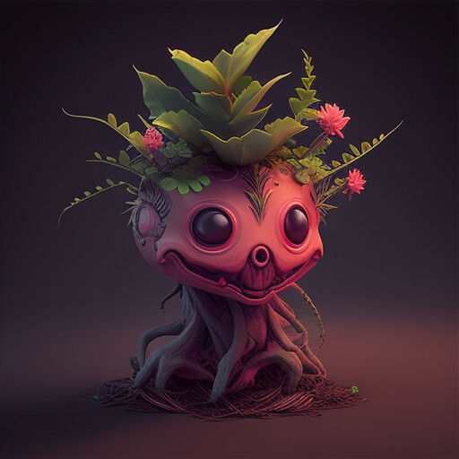 ArtStation - Stylized Alien Plant 430 png Midjourney art pack | Artworks