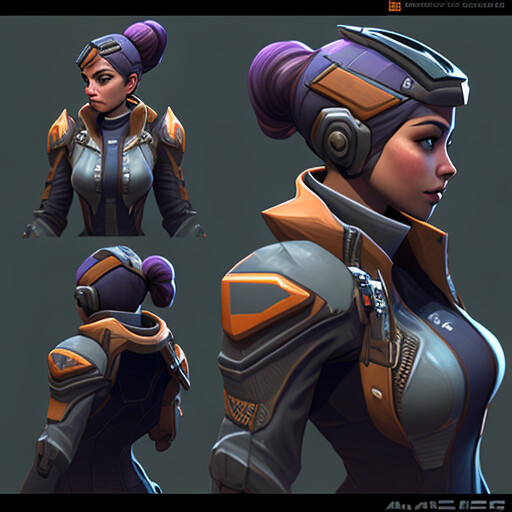 ArtStation - Stylized Character Design 420 png Midjourney art pack ...
